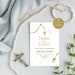 Save the Date First Holy Communion Invitation, Girl or Boy Rosary ...