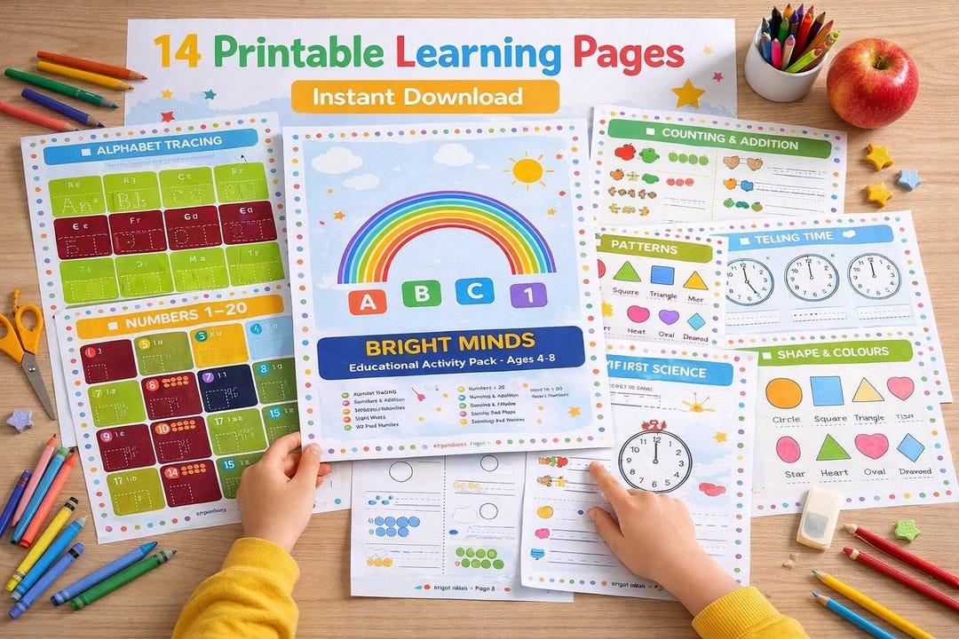 Kids Educational Printables | Alphabet Tracing | Numbers Worksheet ...