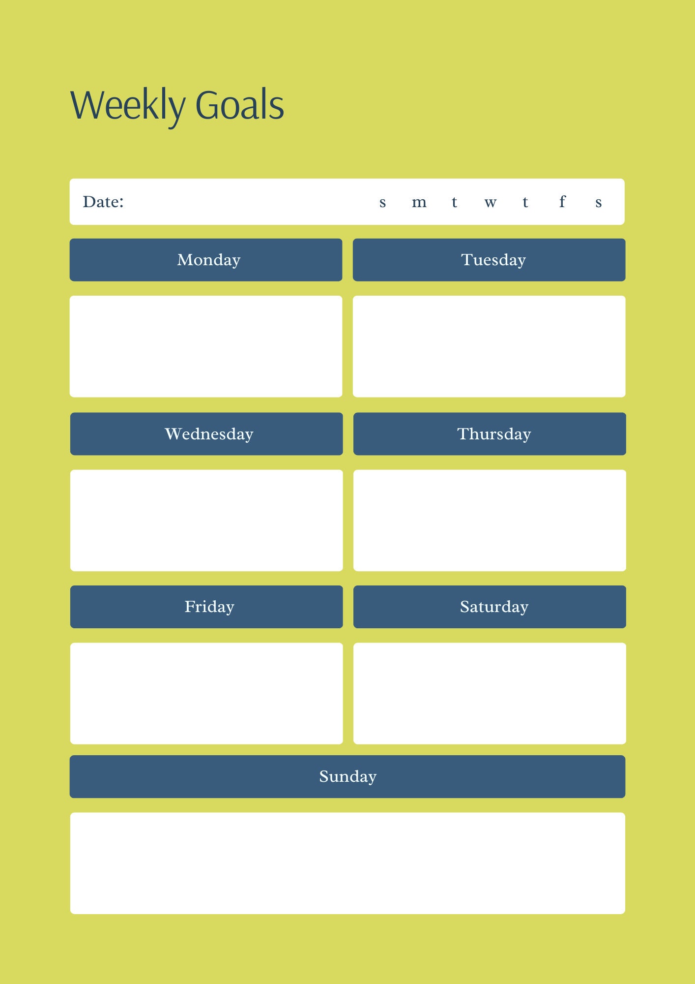 Digital Goal Tracker PDF • Life & Habit Planner • Goal Setting ...