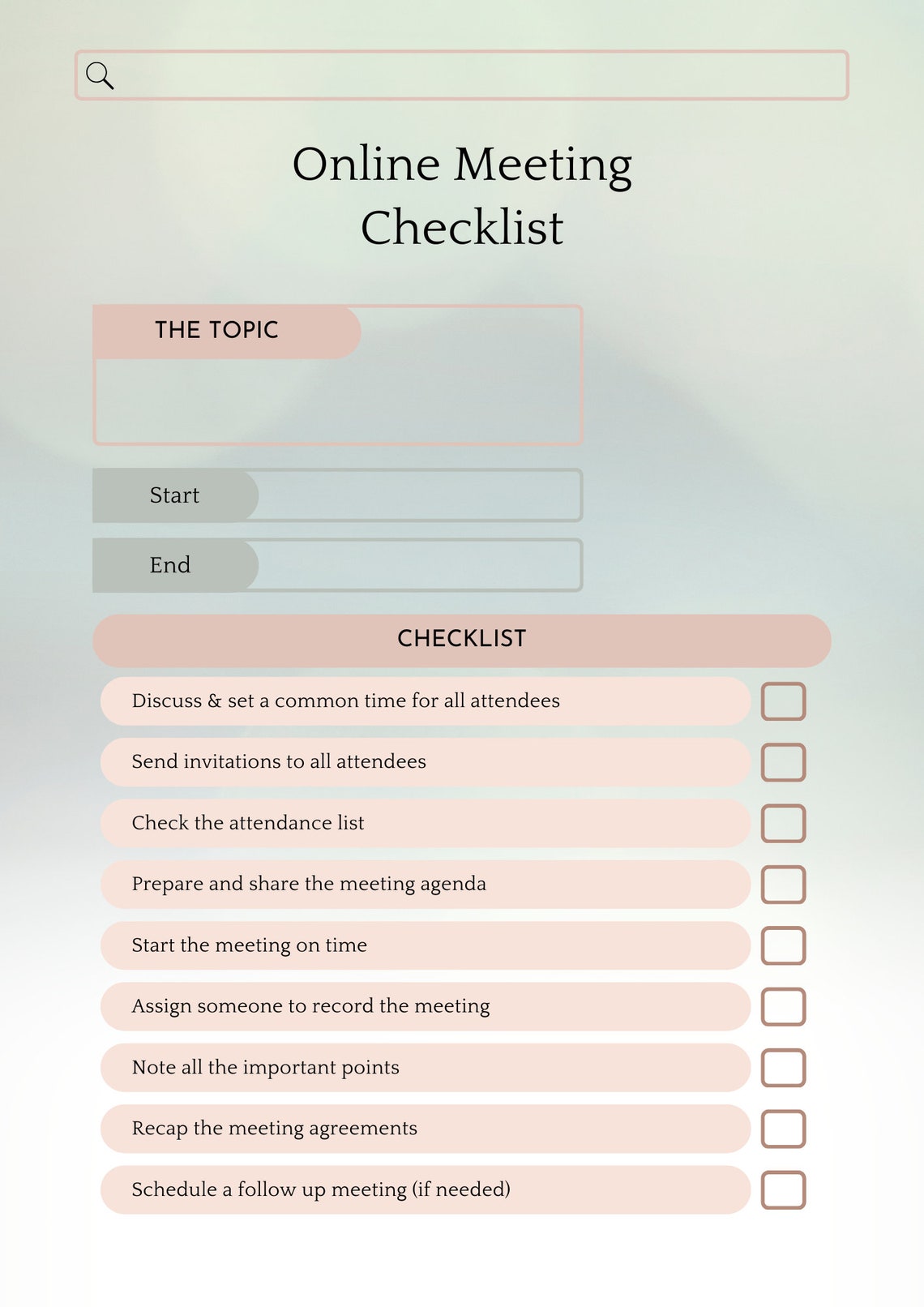 Printable Meeting Planner |notes,notepad,planner,meeting,plan,agenda ...