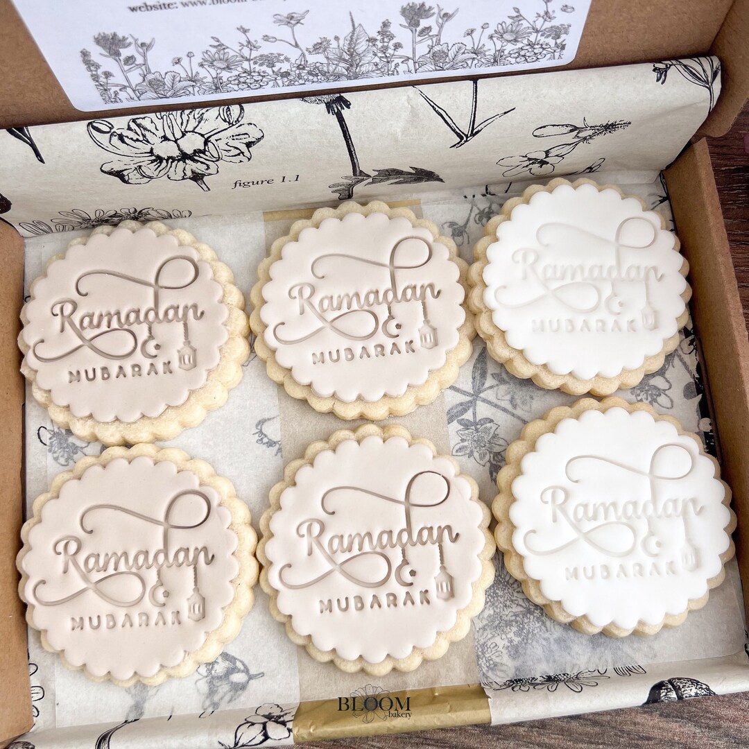 Ramadan Mubarak Sugar Cookies Ramadan Gift Letterbox Biscuits Letterbox ...