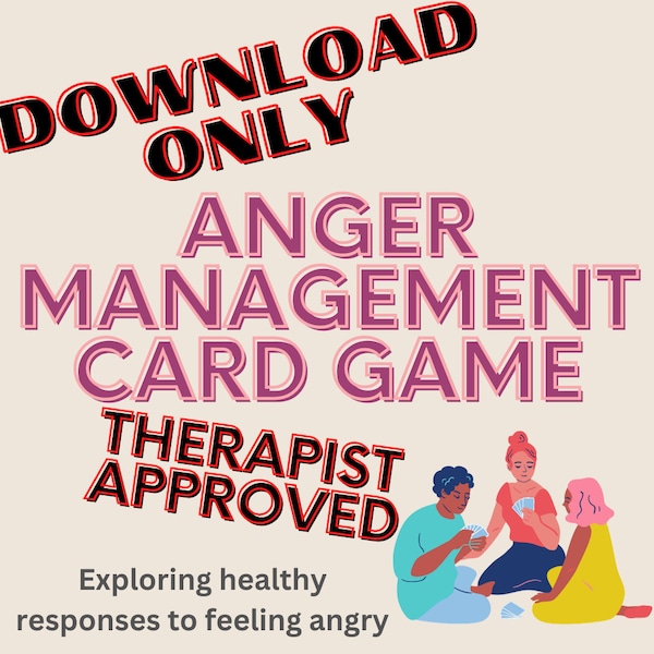 Anger Management Card - Etsy