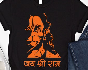 Vintage 90s Hindu God Hanuman Monkey Man AOP T-shirt - Etsy
