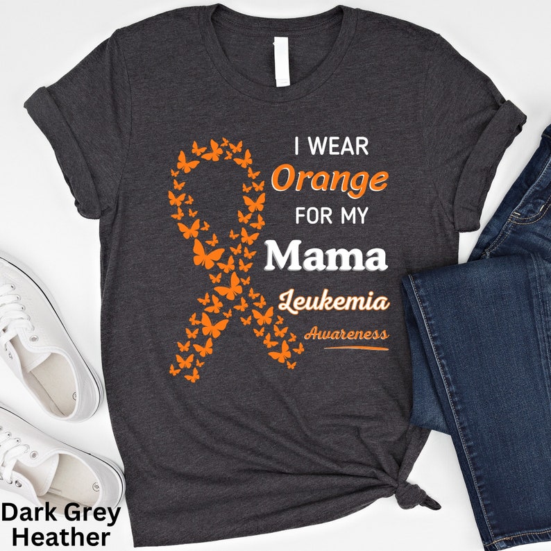 I Wear Orange for My Custom Shirt Leukemia Shirts for Family Leukemia ...