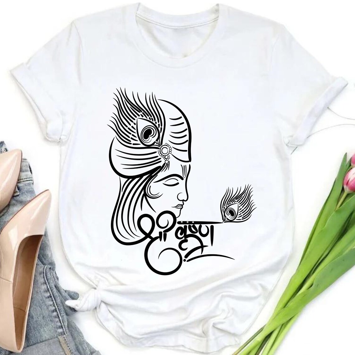 Lord Krishna Outfit Hindu God Krishna Shirt Krishna Janmashtami Kids ...