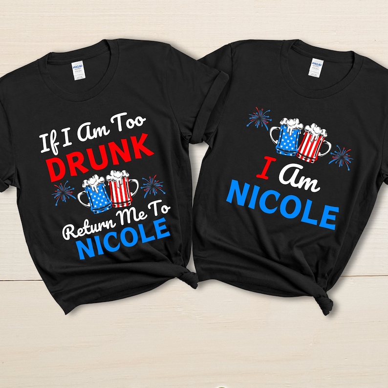 Couples 4th of July Shirt Funny Fourth of July Couple Shirts ...