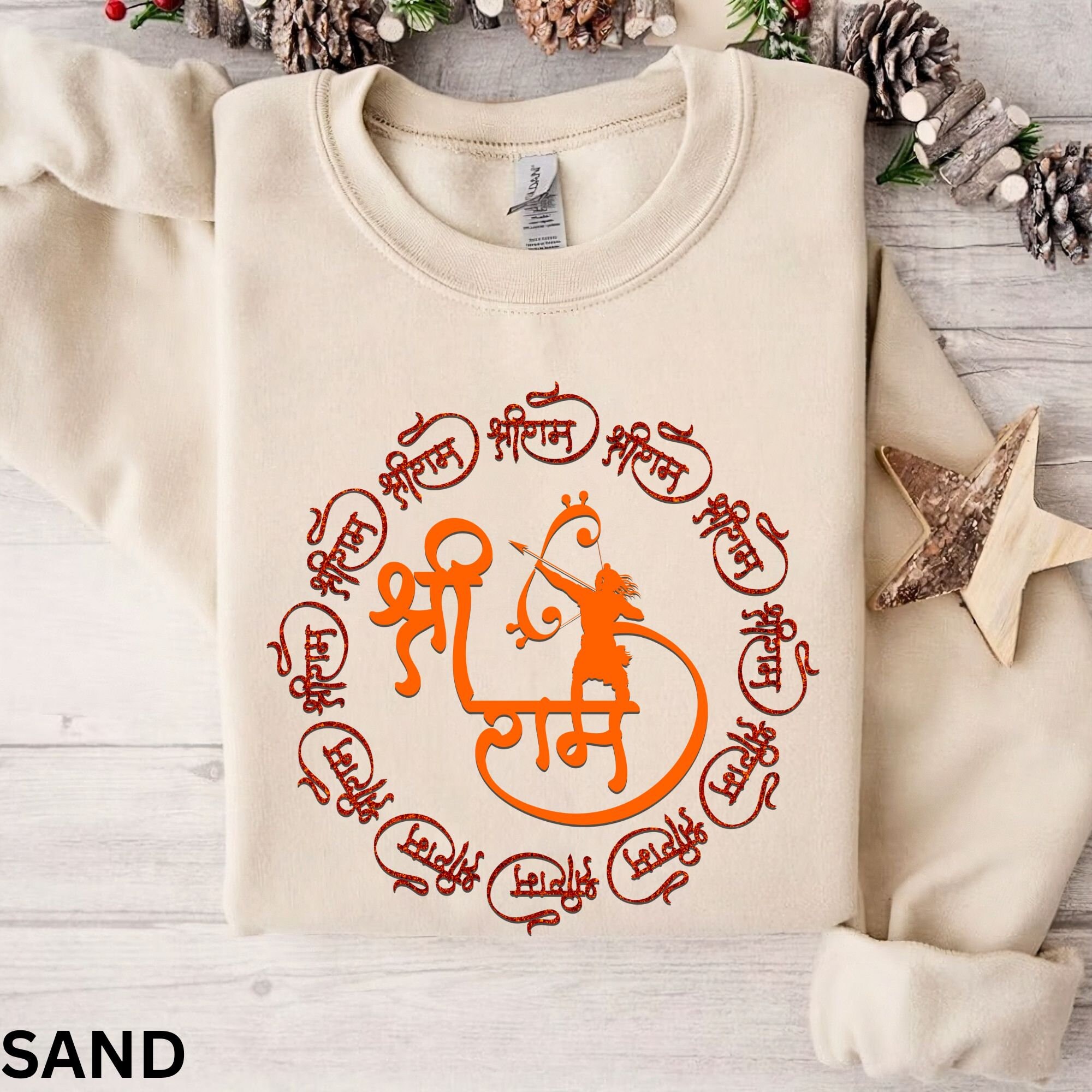 Jai Shree Ram Shirt Ram Temple Tshirt Hindu Shirts Ramayana Sweatshirt ...