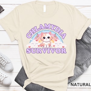 Chlamydia Survivor Shirt Funny Cat Meme Sweatshirt Sarcastic ...