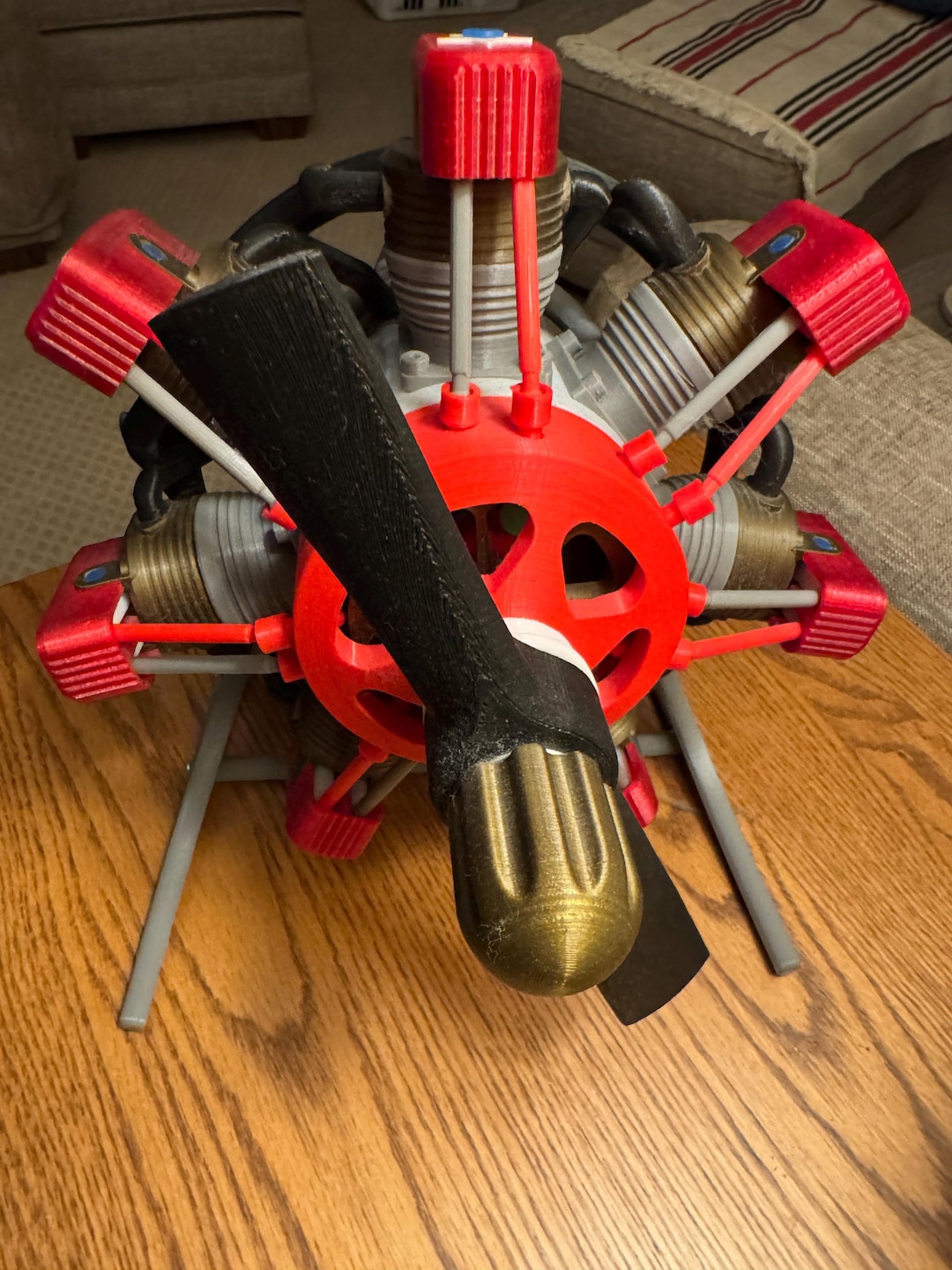 3D Print Files for a 7 Cylinder Radial Engine Model/puzzle - Etsy