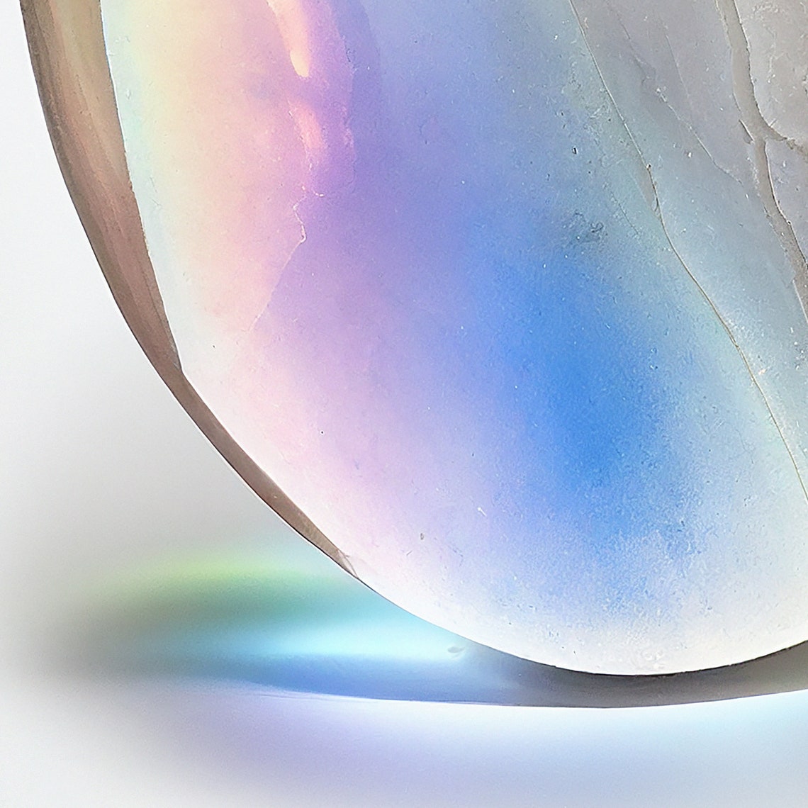 Moonstone Gemstone Art Wall Decor Print Poster, Mineral Gift, Gems ...