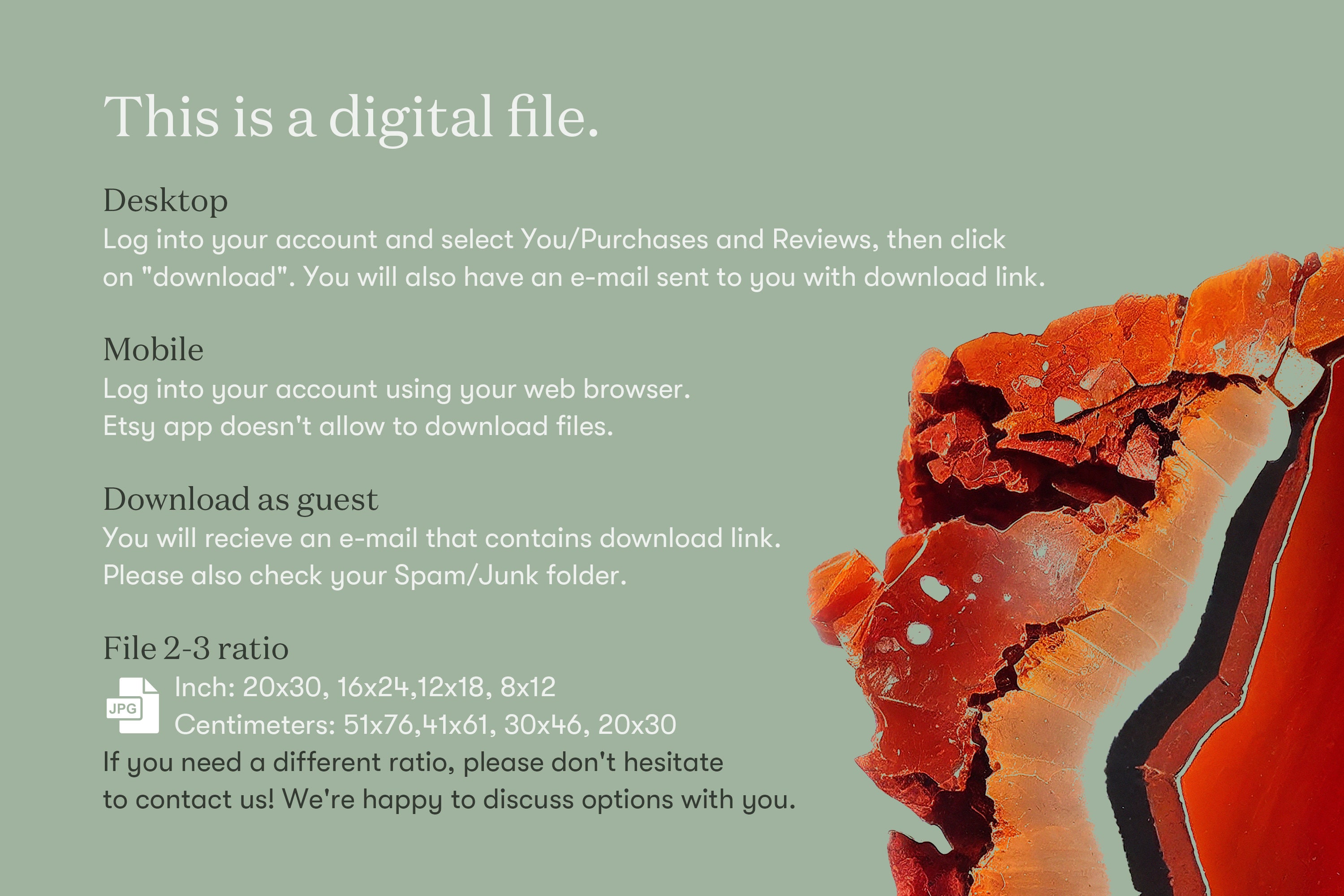 Amber Gemstone Art Wall Decor Print Poster, Mineral Gift, Gems Stones ...