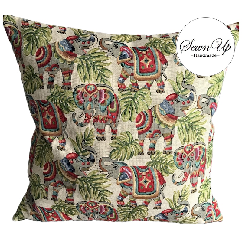 Elephant Cushion - Etsy UK