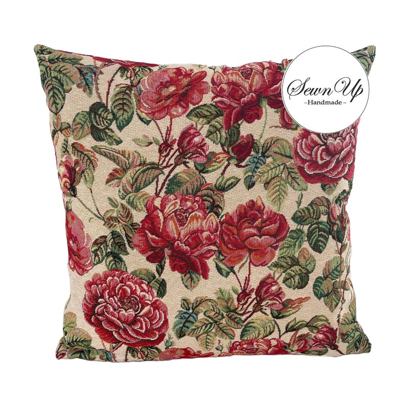 English Roses Pillow - Etsy