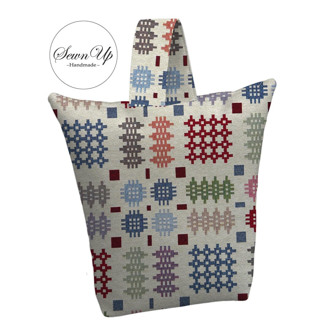 Unfilled Fabric Doorstop 4 Sizes Welsh Blanket Tapestry Handmade Door ...