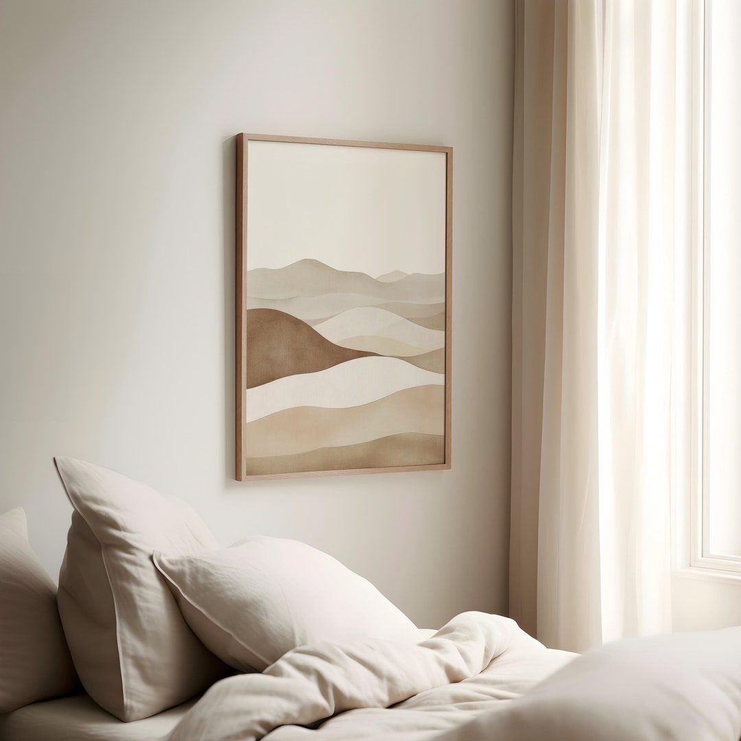 Harmonious Wall Art in Earth Tones | Boho Poster Minimalist | Wall ...