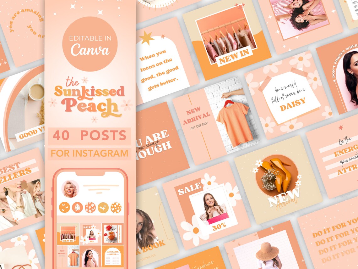 Instagram Post Templates Canva Creative Instagram Templates Bright ...