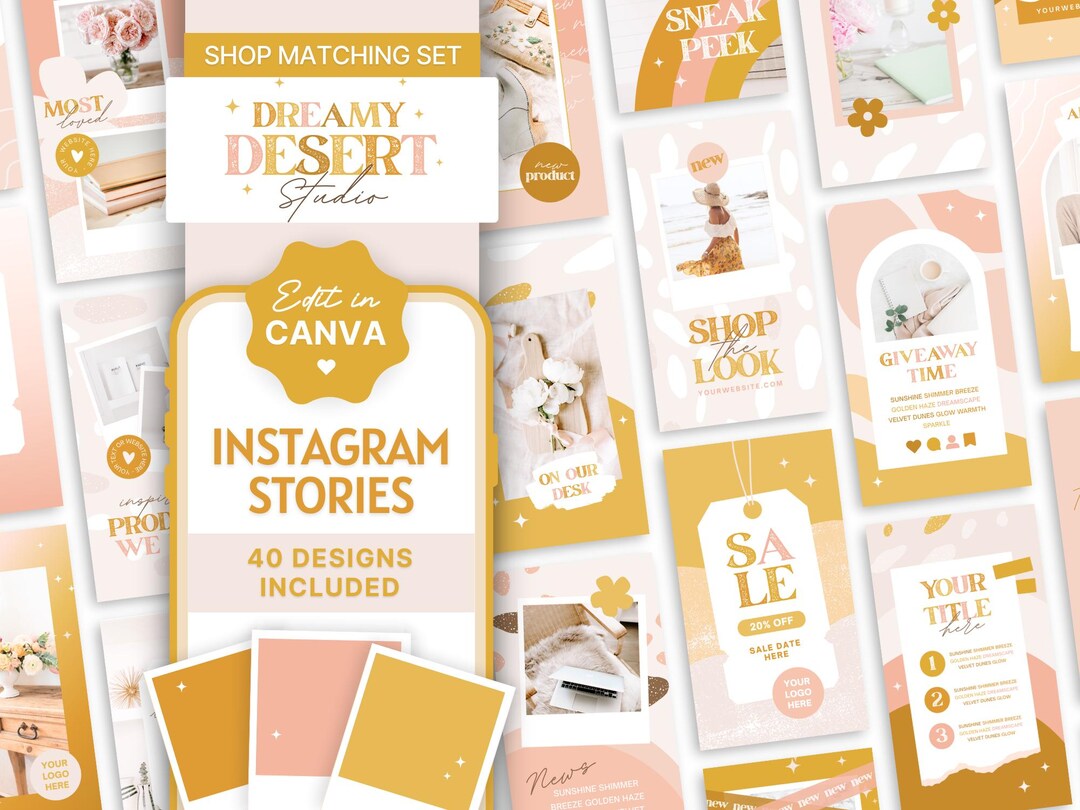 Instagram Story Templates Canva | Creative Instagram Templates | Bright ...