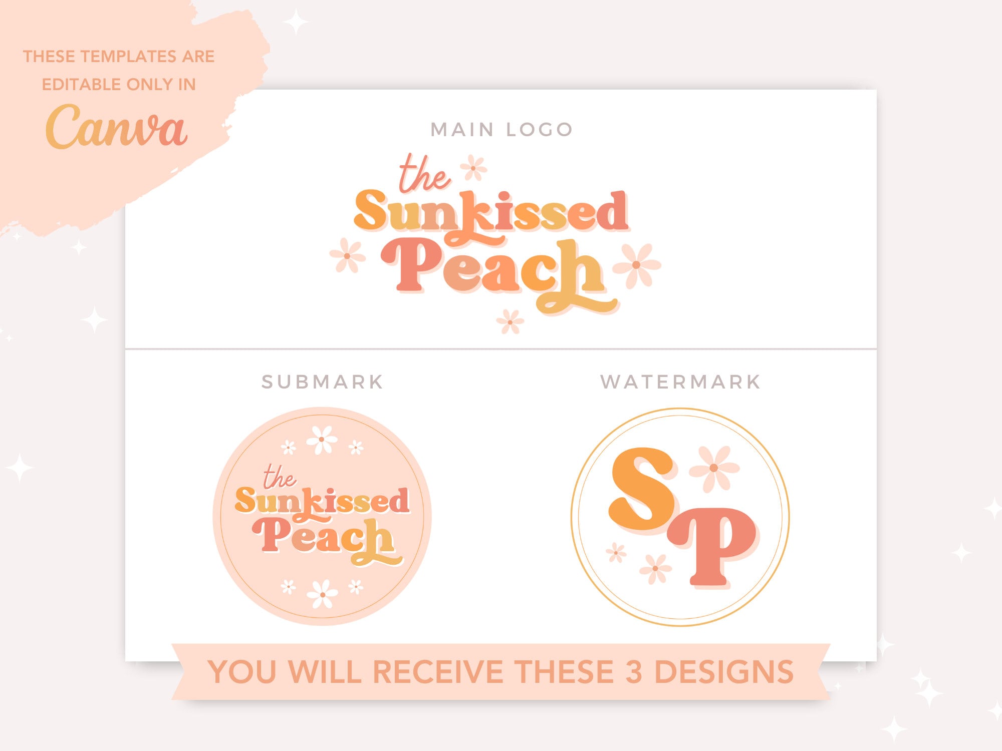 Logo Design Template Canva Editable Logo Template Small Business Logo ...