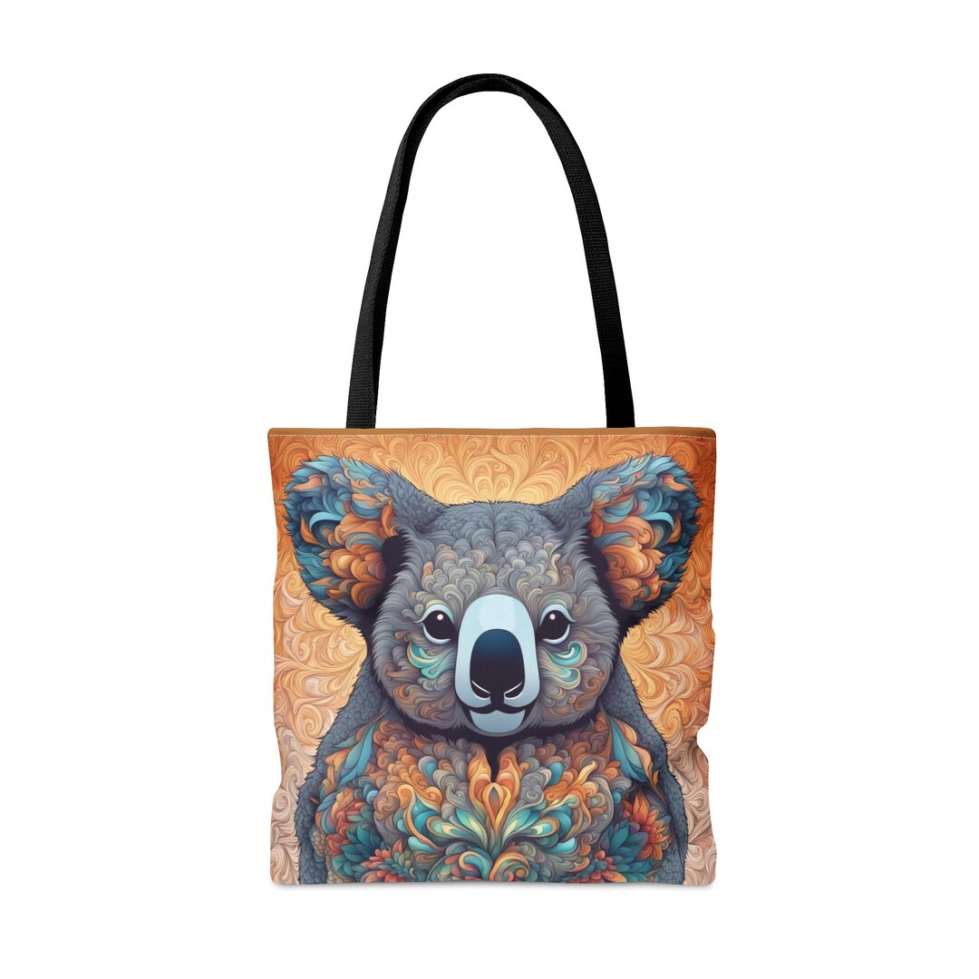 Accent Koala Printed Design Shopper Tote Bag Purse Handbag - Etsy