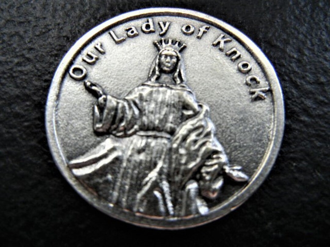 Our Lady of Knock 1 1/16" Medal Token With Prayer NEW! Made in Italy ...