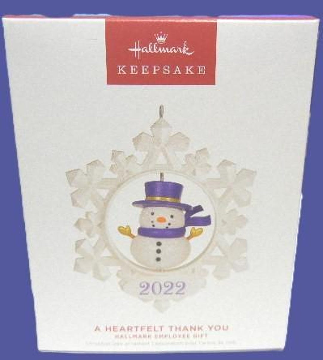 A Heartfelt Thank You, 2022 Hallmark Employee Gift LIMITED EDITION ...
