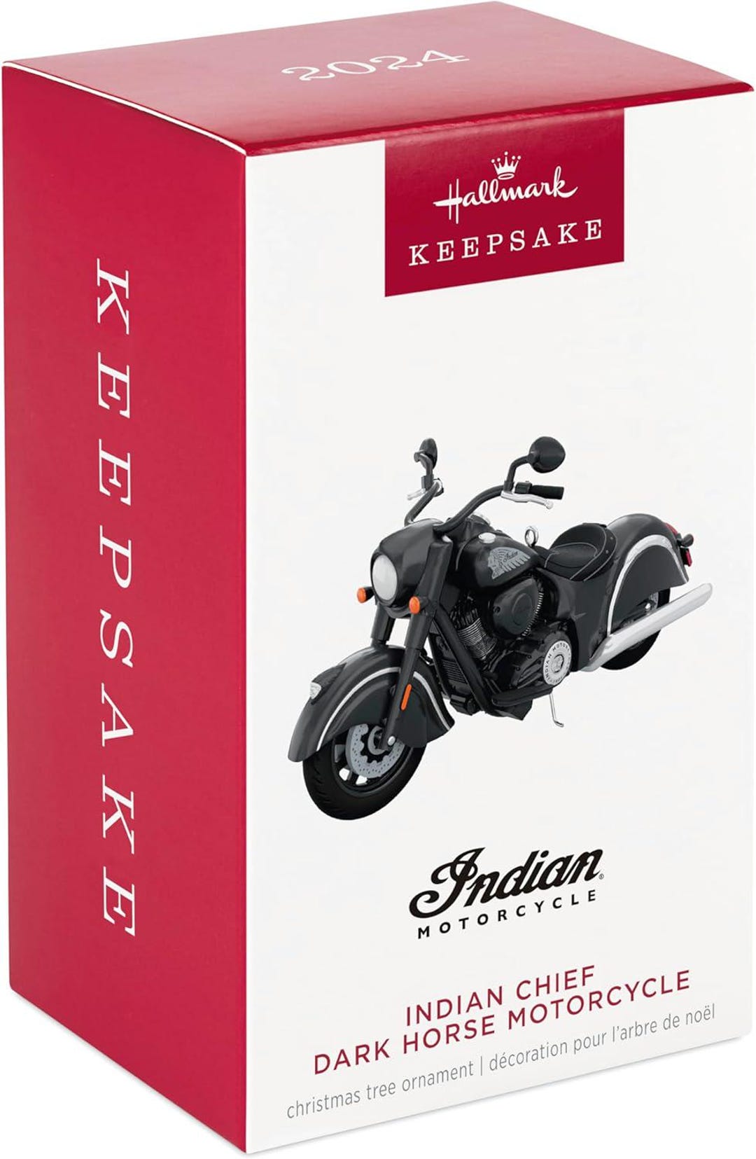 Hallmark Indian Motorcycle Chief Dark Horse 2024, Metal Hallmark ...