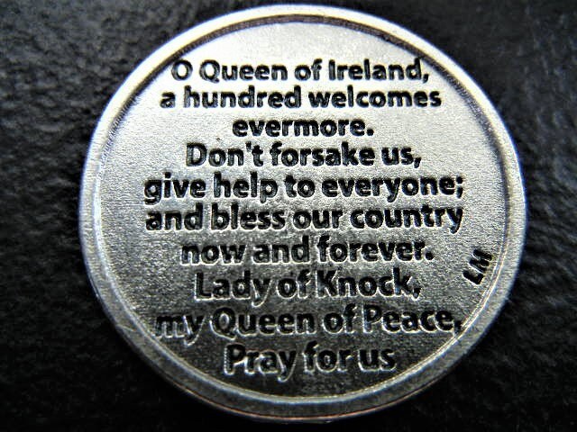 Our Lady of Knock 1 1/16" Medal Token With Prayer NEW! Made in Italy ...