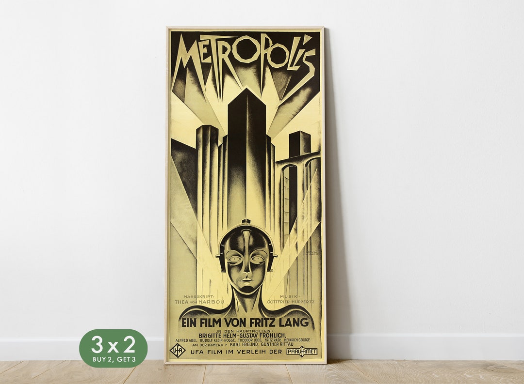 Metropolis Poster by Heinz Schulz-neudamm, Fritz Lang Movies, German ...