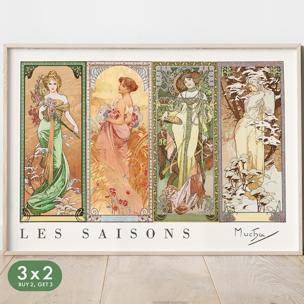 Mucha Poster - Etsy
