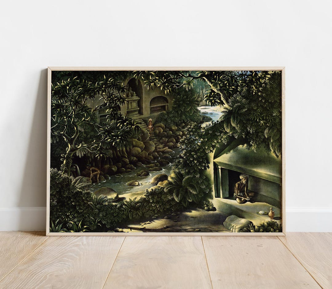 Balinese Houses by Walter Spies – Bali Painting, Magical Realism ...