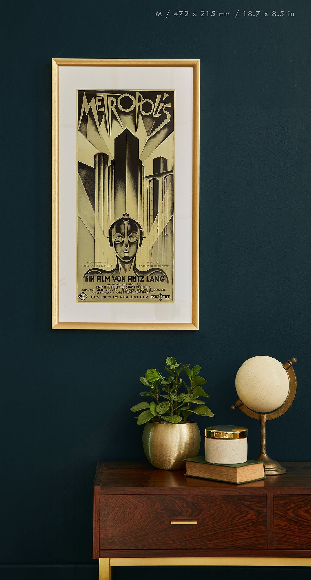 Metropolis Poster by Heinz Schulz-neudamm, Fritz Lang Movies, German ...