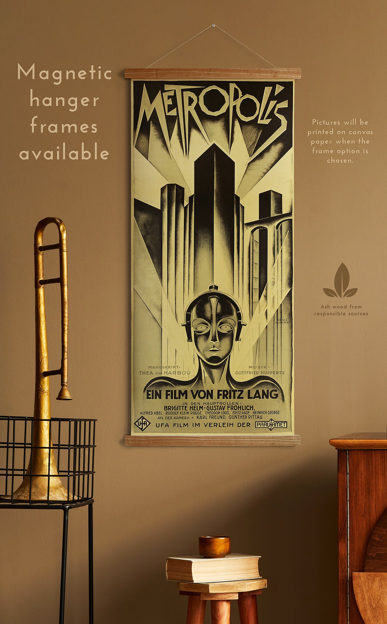 Metropolis Poster by Heinz Schulz-neudamm, Fritz Lang Movies, German ...