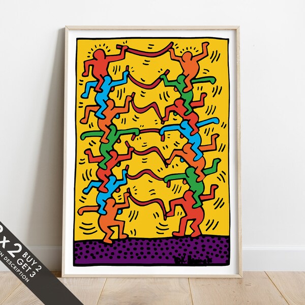 Keith Haring Tower - Etsy