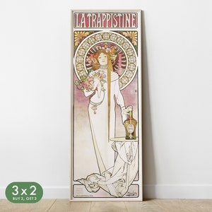 La Trappistine Poster, Alphonse Mucha Art, Vintage Advertising Poster ...