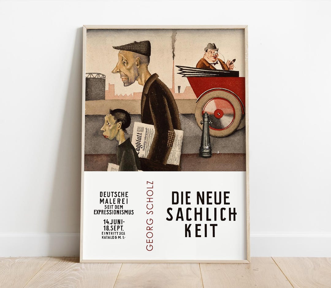 Georg Scholz, New Objectivity Art Exhibition, German Weimar Republic ...