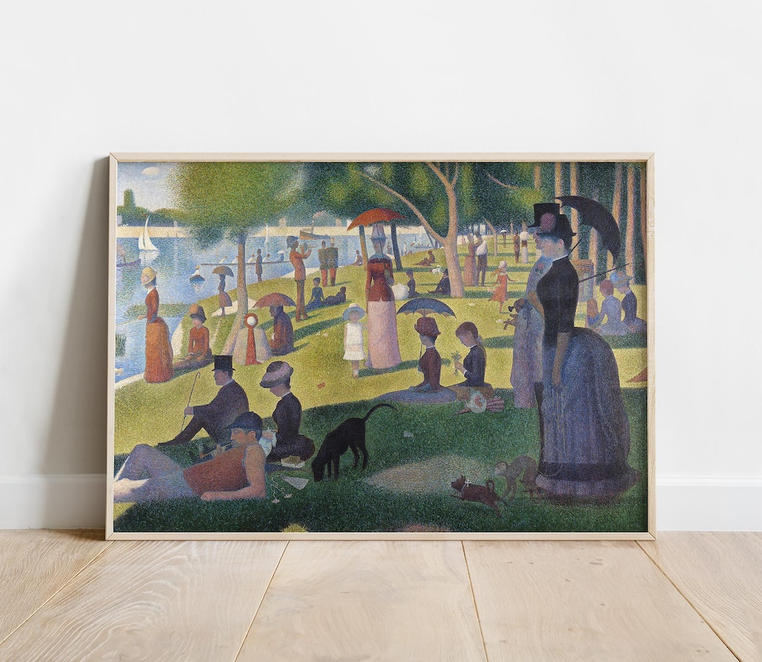 A Sunday Afternoon on the Island of La Grande Jatte by Georges Seurat ...