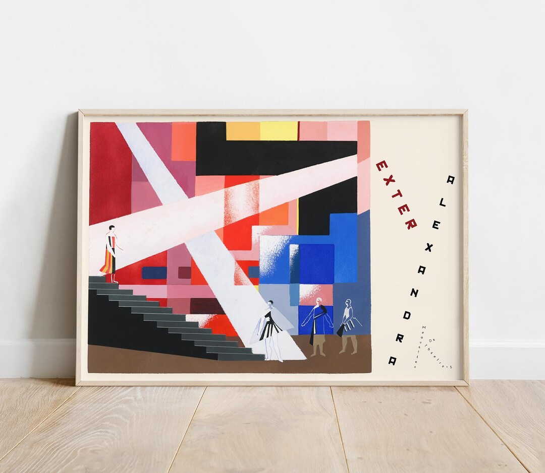 Alexandra Exter, Maquettes De Théatre 15, Constructivist Poster, Art ...