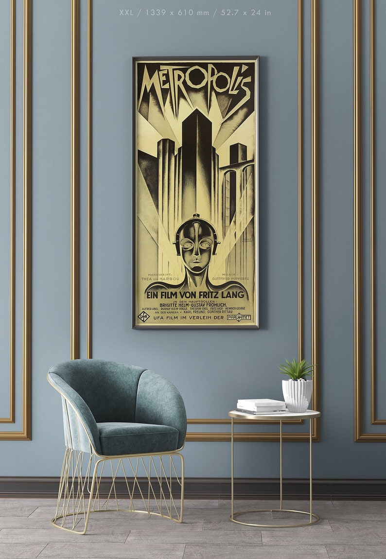 Metropolis Poster by Heinz Schulz-neudamm, Fritz Lang Movies, German ...