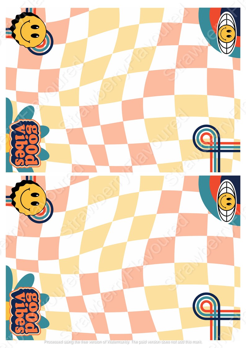 Retro Envelope Set + Letter Paper | 70's Trendy Envelope Set | Envelope ...