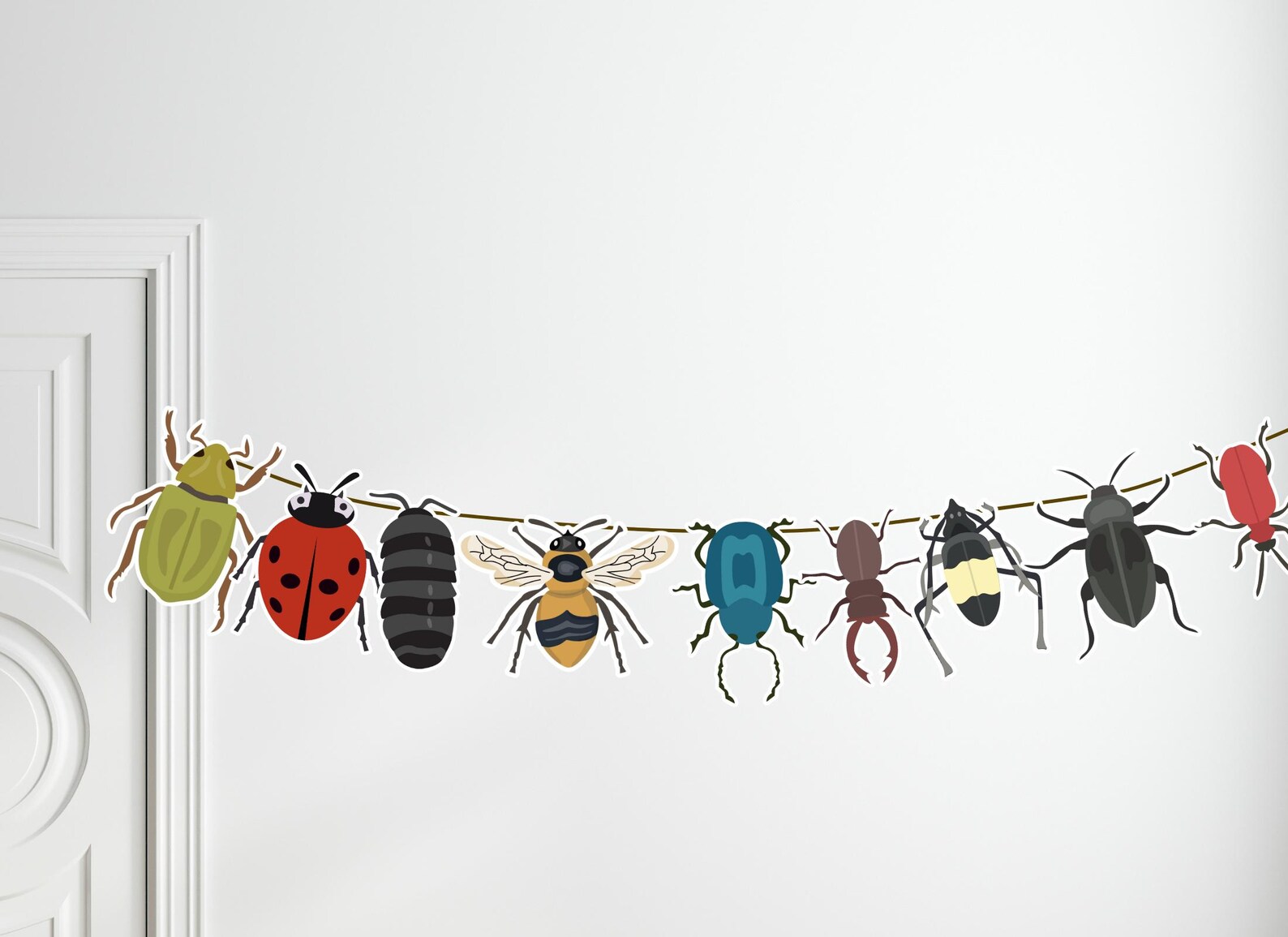 Printable Bug Cake Topper Outdoor Party Cake Toppers Insect Birthday ...