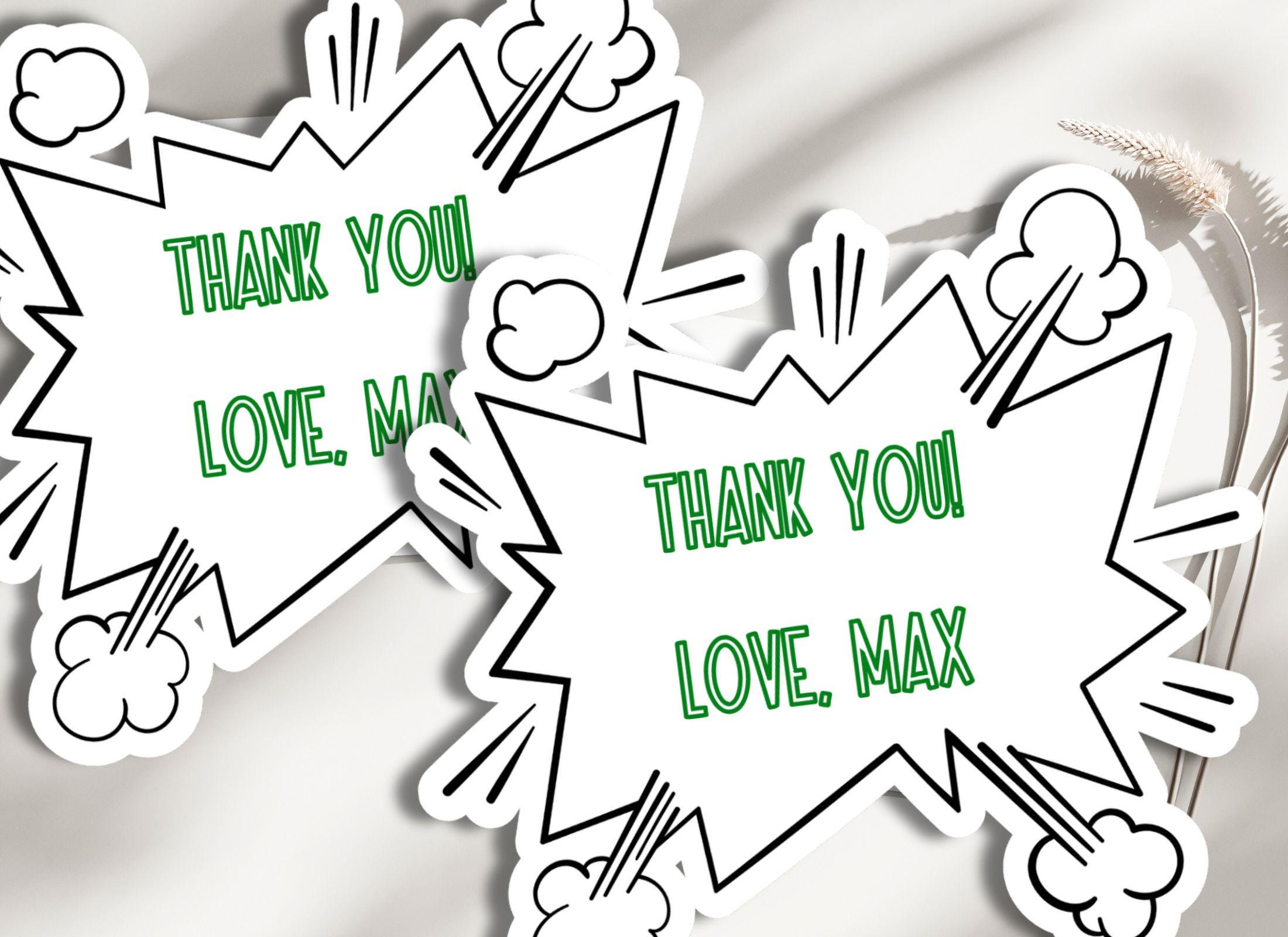 Editable Superhero Gable Box Labels Super Hero Birthday Party ...