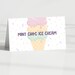 Editable Ice Cream Menu Heres the Scoop Party Sign Summer Birthday ...