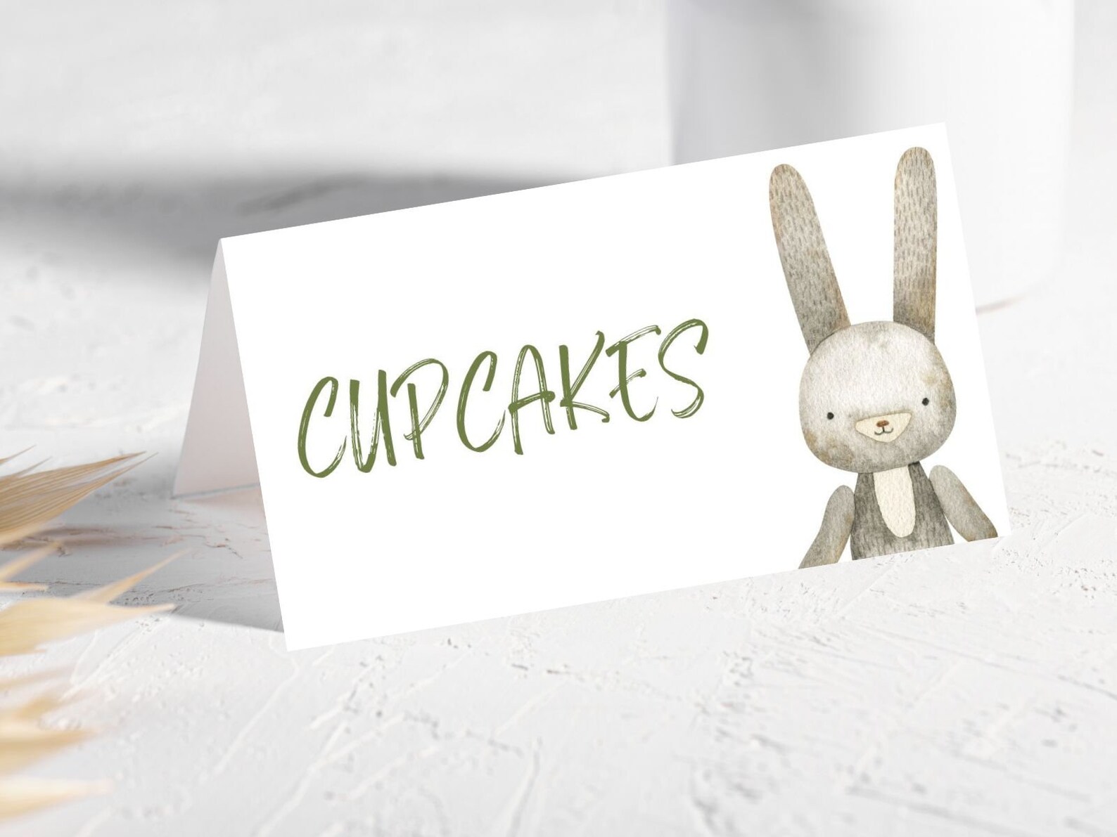 EDITABLE Forest Woodland Animals Bears Picnic Tent Food Label First ...