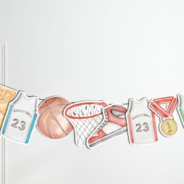 Basketball Garland - Etsy