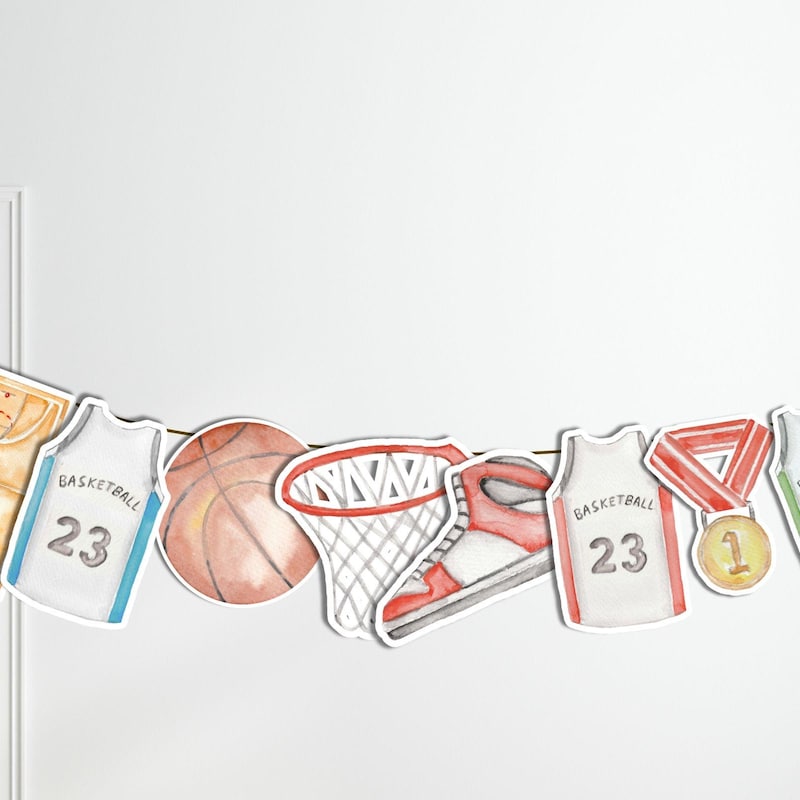 Basketball Garland - Etsy