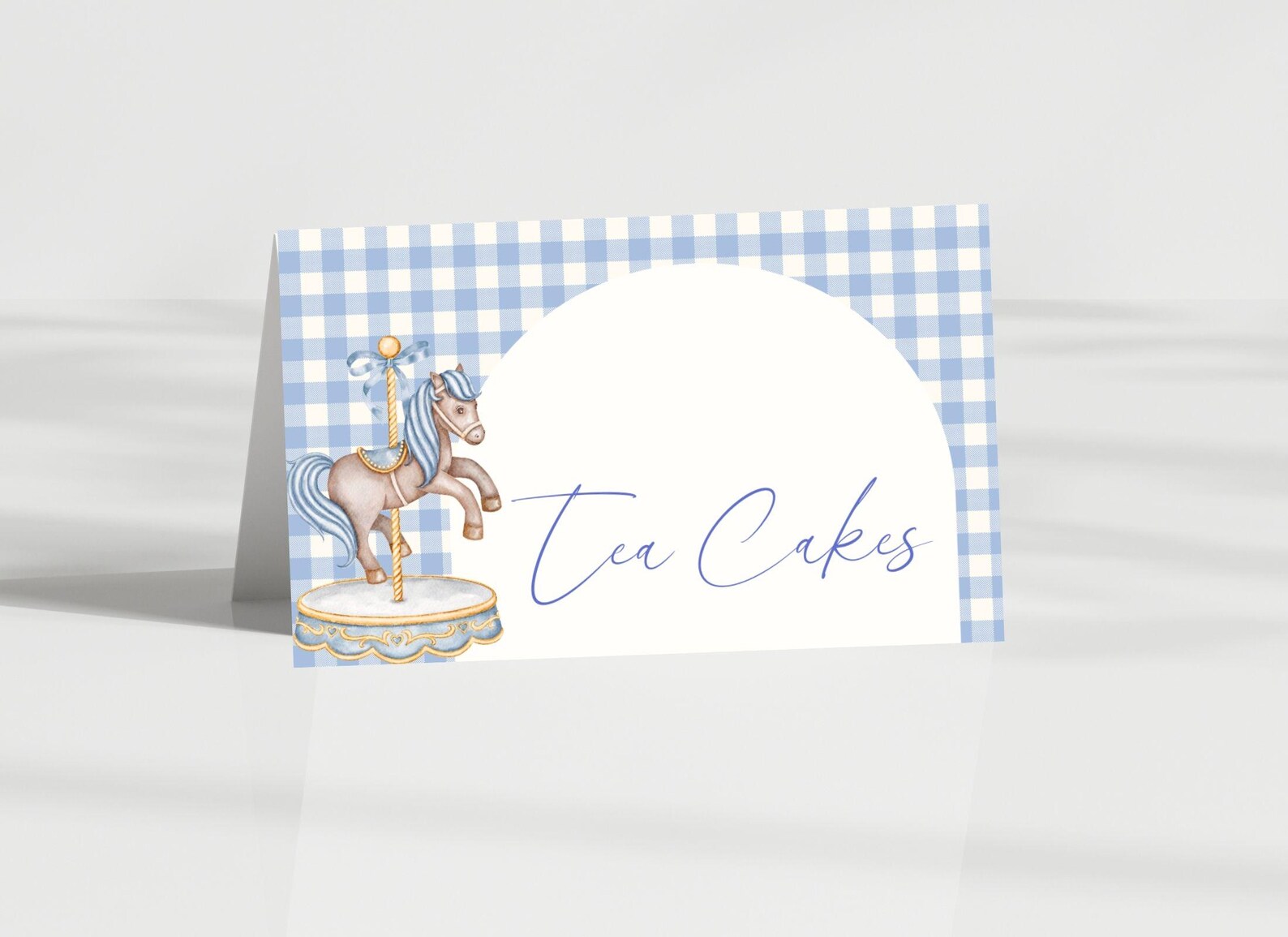 Editable Carousel Food Label, Funfair Food Label, 1st Birthday Food ...