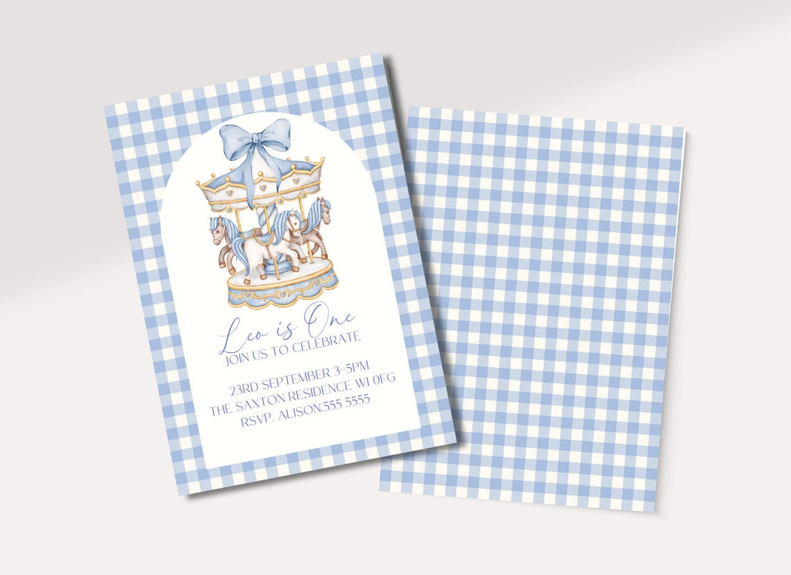 Editable Carousel Food Label, Funfair Food Label, 1st Birthday Food ...