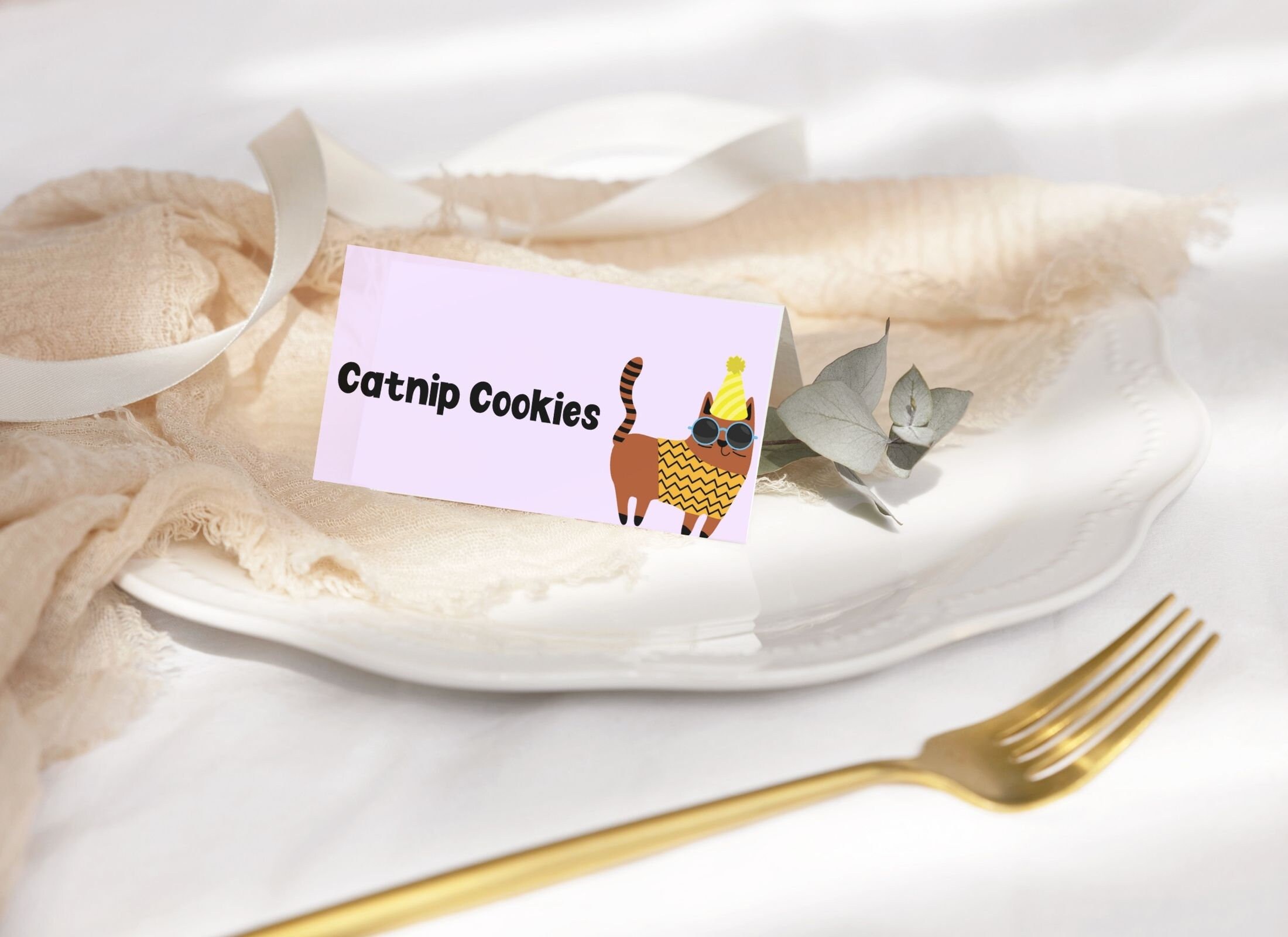 EDITABLE Kitty Cat Invitation Template Kitten Birthday Party Invite ...