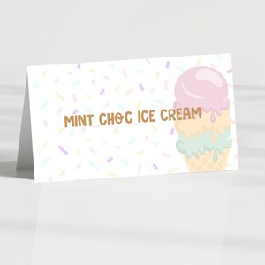 Editable Ice Cream Party Sign Heres the Scoop Welcome Sign Summer ...