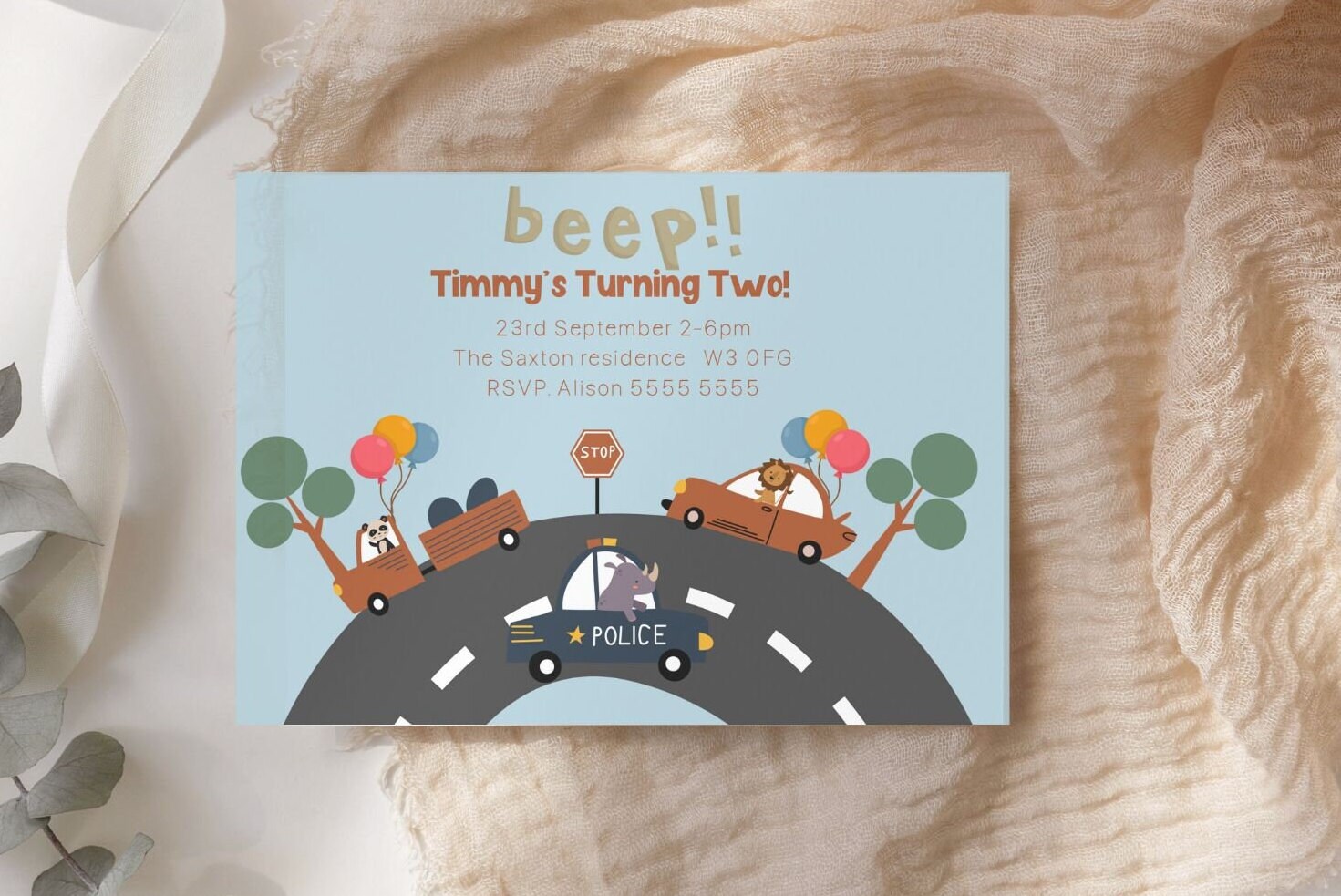 EDITABLE Transportation Welcome Sign, Vehicle Party Sign Transport ...